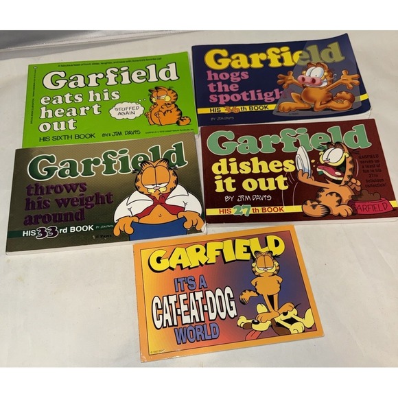 Kitchen | Collection Of Vintage Garfield Comic Strip Books 198s Vintage ...